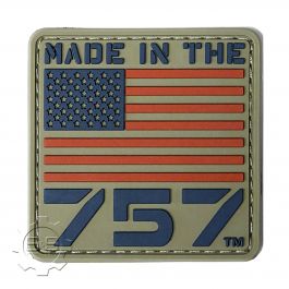 Made in the 757 Mini Rubber Patch